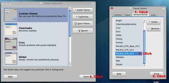 Make Your Linux Desktop Look Like A Mac - Mac4Lin Project Documentation